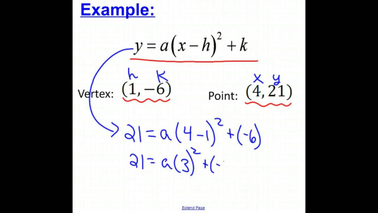 Worksheets For Quadratic Equations Vertex Form Worksheet ... Worksheets For Quadratic Equations Vertex Form Worksheet ...